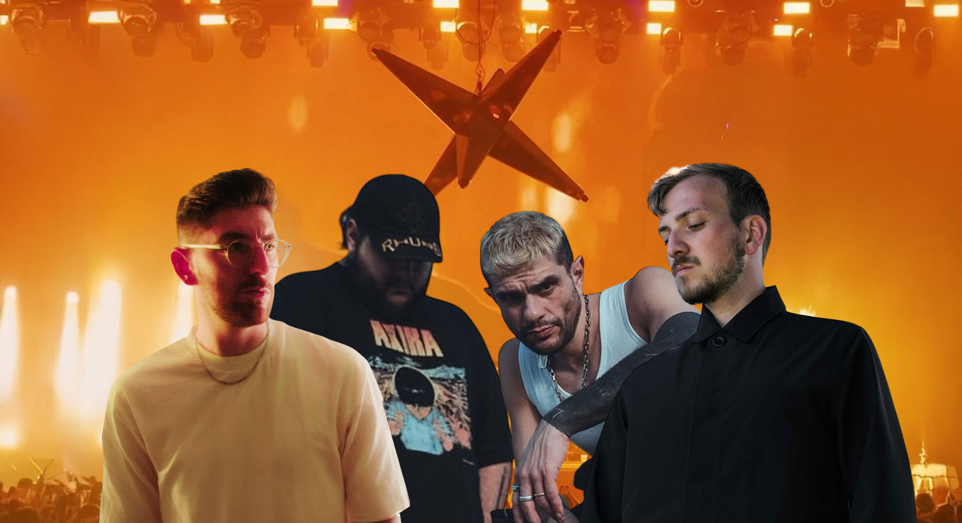 Com Mathame, Colyn e Marsh, EЯЯORR, label party dos irmãos RUBACK ...